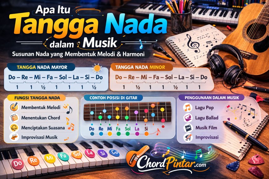 Apa Itu Tangga Nada dalam Musik - Kunci Gitar dan Lirik Lagu Terupdate
